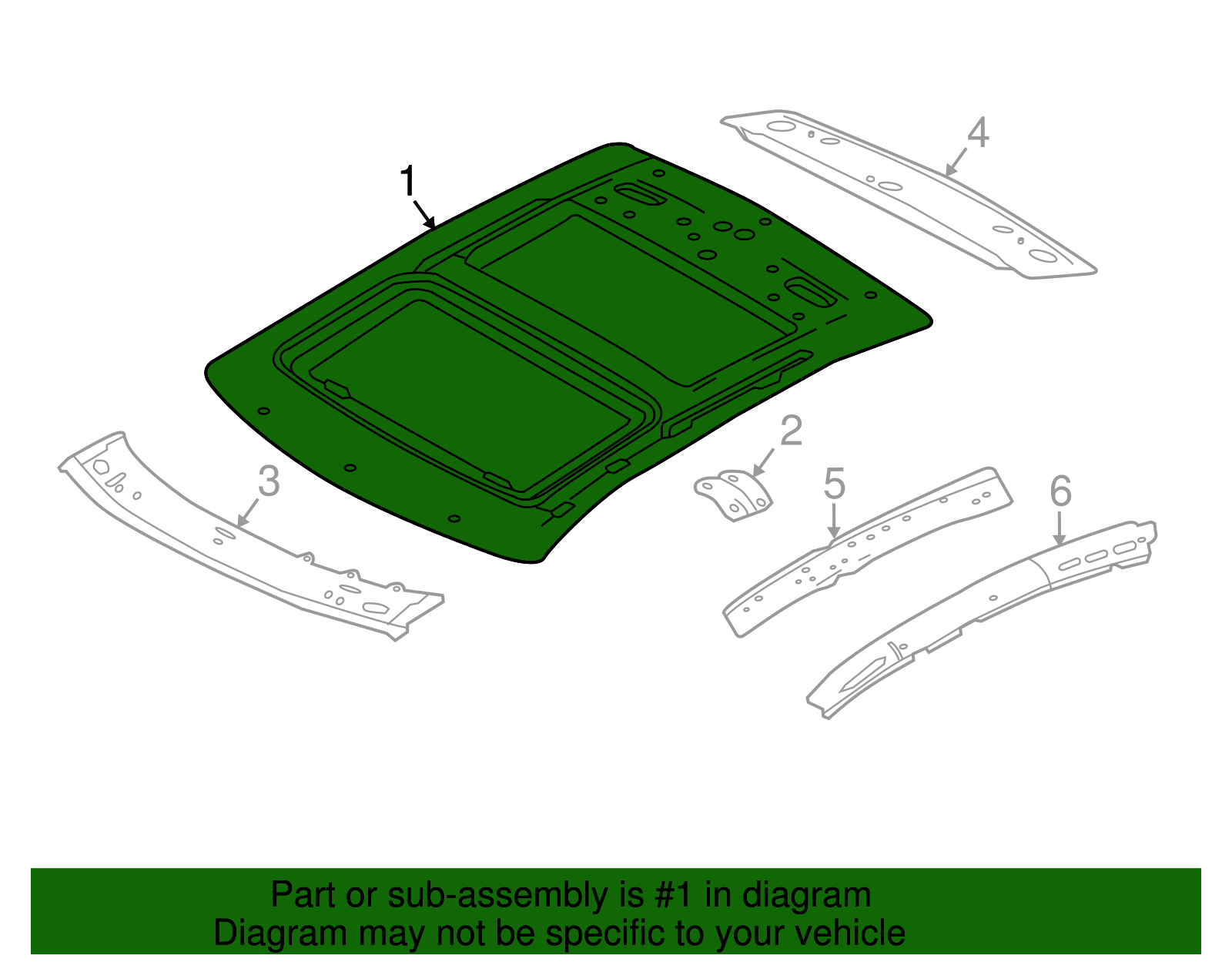 91300-9DL0A - Sunroof Frame 2016-2023 Nissan Maxima | AutoNation Parts