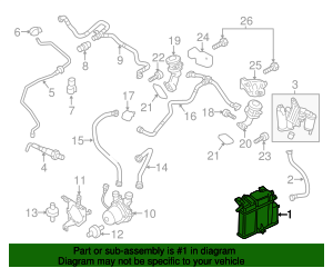 2012-2016 Porsche Panamera Vapor Canister 970-201-225-00 | OEM Parts Online