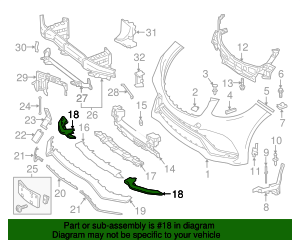 292-885-24-00 - Outer Cover For 2016-2019 Mercedes-Benz | Mercedes-Benz ...