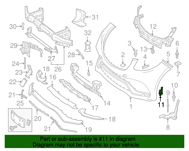 292-885-40-00 - Side Cover Bracket 2016-2019 Mercedes-Benz | Mercedes ...