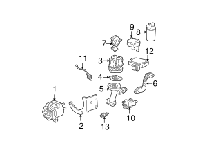 1992-1997 GM Egr Valve 19210659 | TascaParts.com