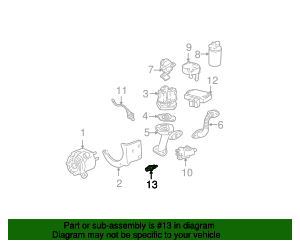 1998 GM Coolant Temp Sensor 12551708 | QuirkParts