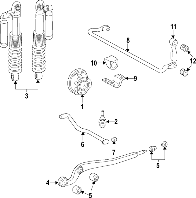 2017-2018 Mercedes-Benz Shock Absorber 463-320-23-00 | MB OEM Parts