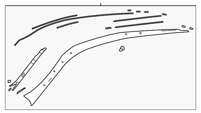 62404-11010-G0 - Rail Trim - 2020-2023 Lexus | MyLexusParts