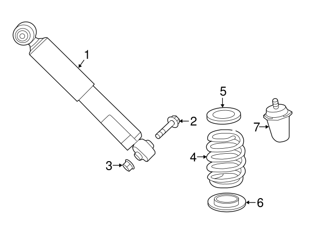 2015-2017 Lexus Shock Absorber 48541-78012 | OEM Parts Online