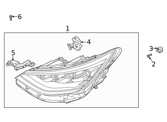 2020-2023 Hyundai Sonata Composite Assembly 92102-L5100 | OEM Parts Online