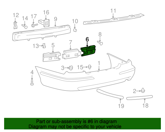 2004-2005 Hyundai XG350 Energy Absorber 86621-39510 | QuirkParts