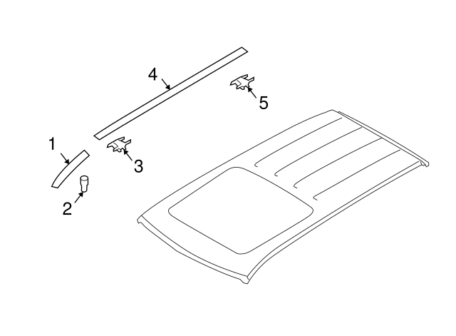 2009-2013 Subaru Forester Front Molding - Driver's Side (LH) 91046SC050 ...