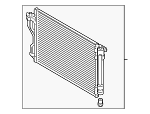97606-C1101 - Condenser 2016-2018 Kia Optima | Kia.Parts Store