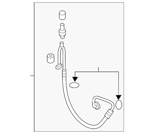 97762-E7000 - Discharge Hose 2014-2016 Kia Optima | Kia.Parts Store