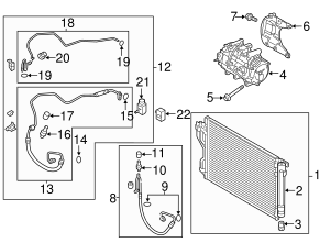 97701-4U000 - Compressor 2013-2016 Kia Optima | Kia.Parts Store