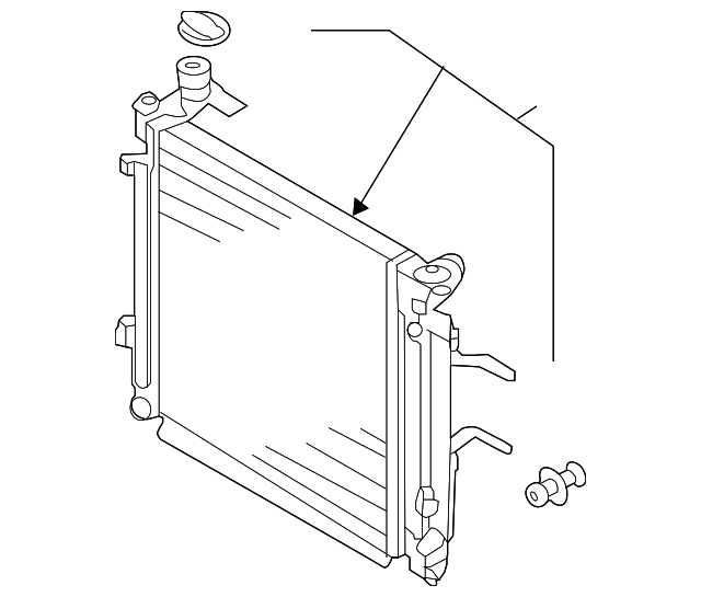 25310-C1150 - Radiator 2016-2020 Kia Optima | Kia.Parts Store