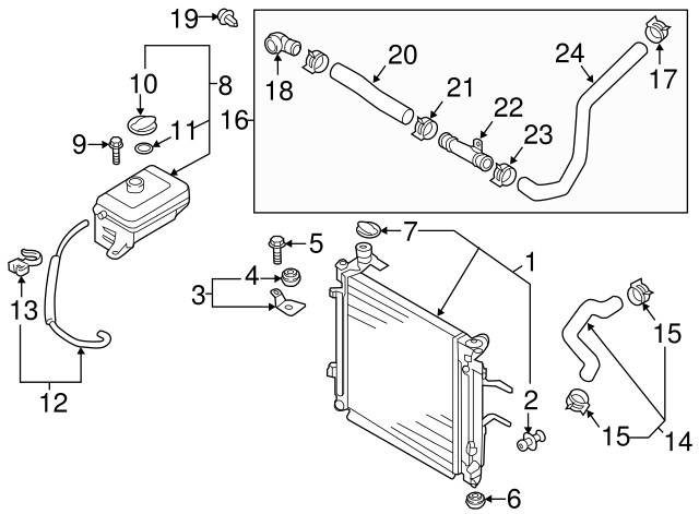 2016-2020 Kia Lower Insulator 25336-2F650 | TascaParts.com