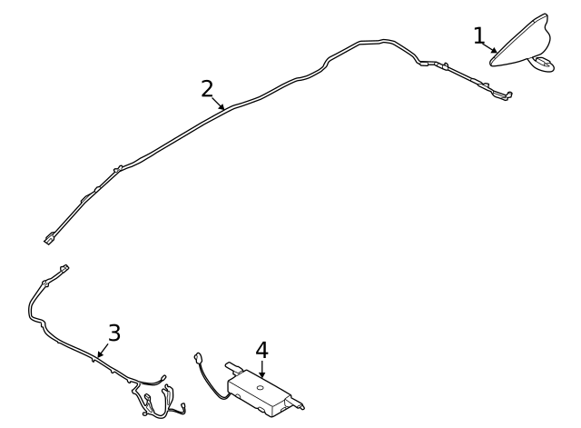 2022-2024 Hyundai Antenna Assembly 96240-CW000 | OEM Parts Online