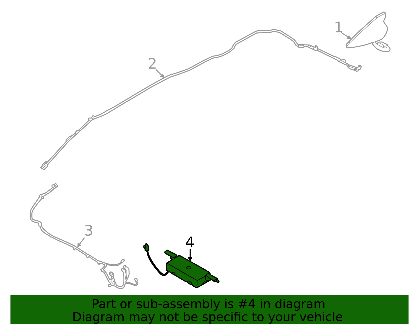 2025 Hyundai Santa Cruz GPS Navigation System Antenna 96240-CW100 ...