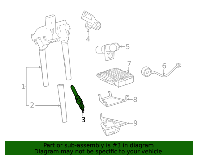 2015-2023 Mercedes-Benz Spark Plug 000-159-05-00 | AutoNationParts.com