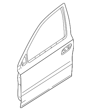 2001-2009 Volvo Door Shell - Passenger Side (RH) 30796487 | TascaParts.com