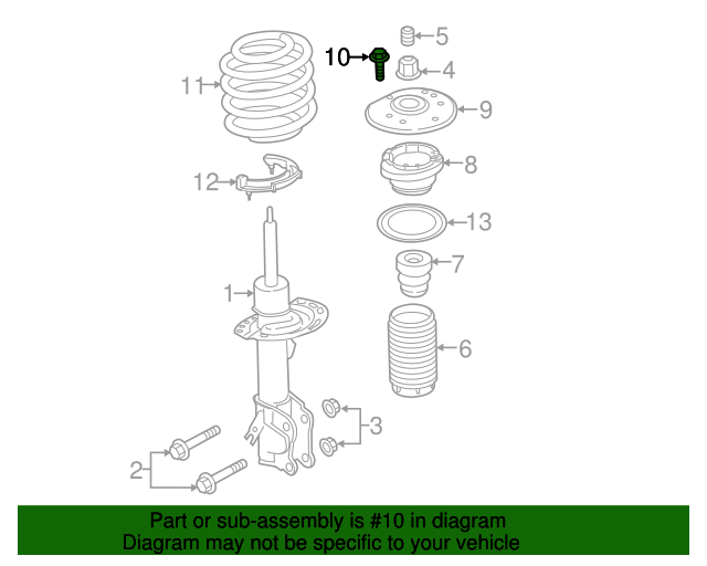 2013-2020 Ford Mount Bolt -W714125-S442 | TascaParts.com