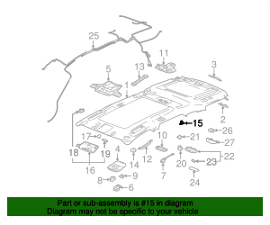2004-2005 Cadillac SRX Hook 88956199 | GMPartsDirect.com