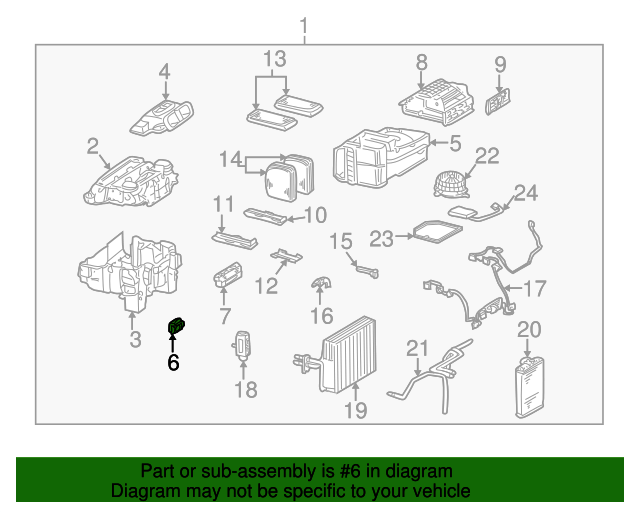 220-820-10-42 - HVAC Air Inlet Door Actuator 2000-2006 Mercedes-Benz ...