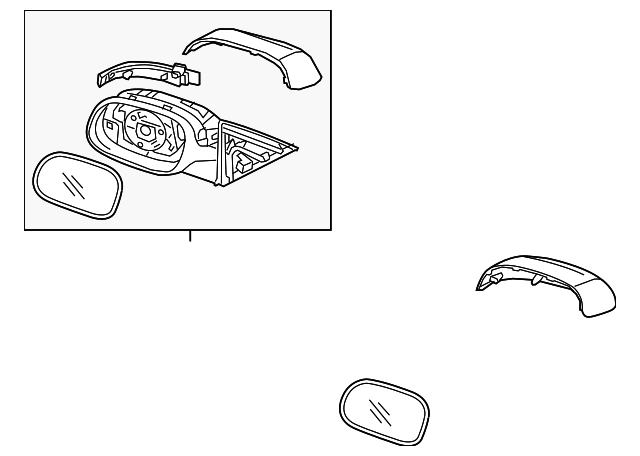 87610-G5320 - Mirror Assembly 2017-2022 Kia | Kia.Parts Store