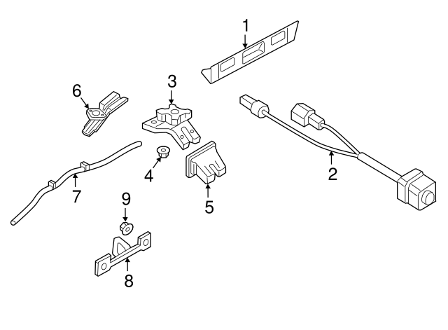 2016 Audi Grip Handle 8S0-827-574-B-9B9 | Genuine Audi Parts