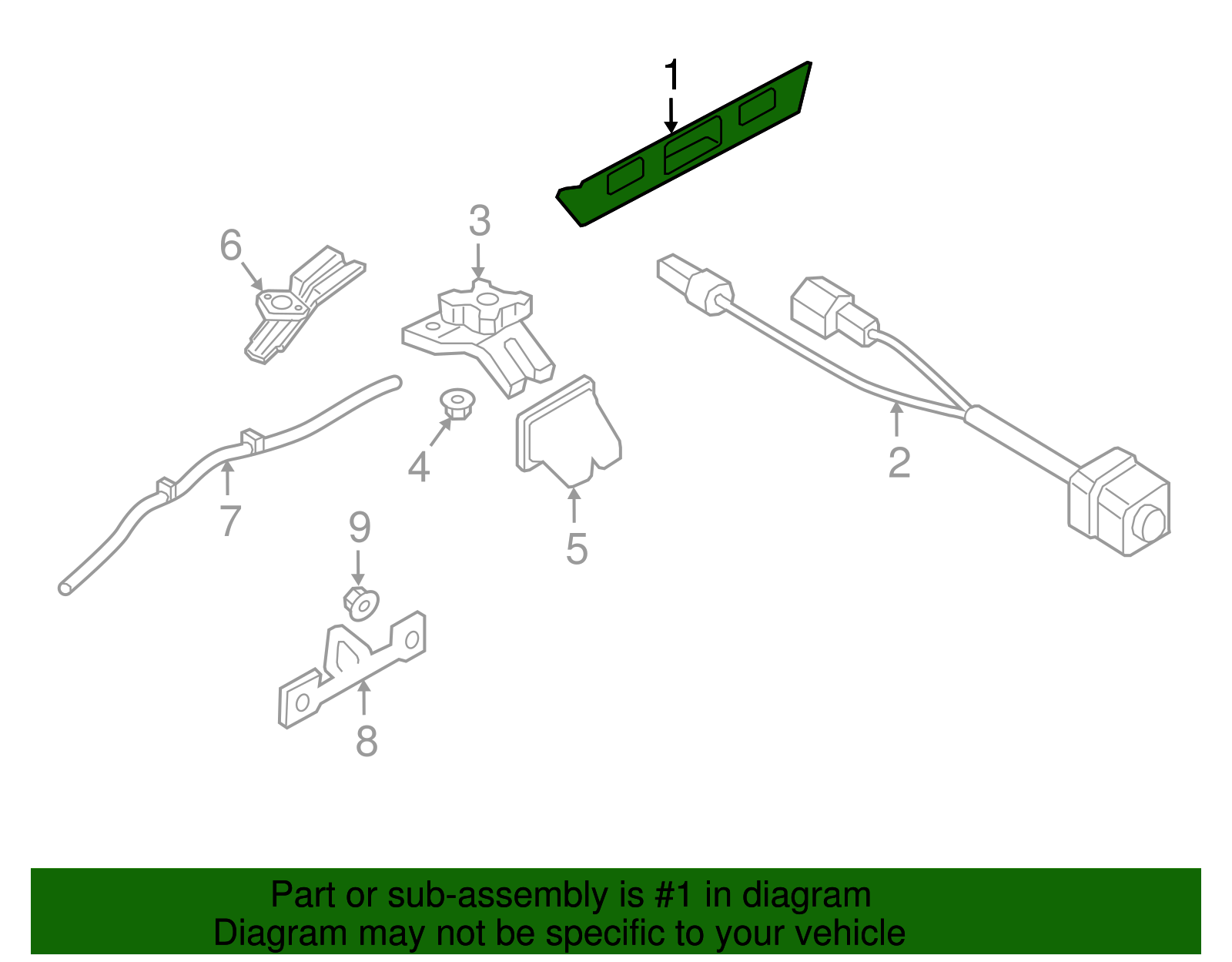2016 Audi Grip Handle 8S0-827-574-B-9B9 | Audi USA Parts