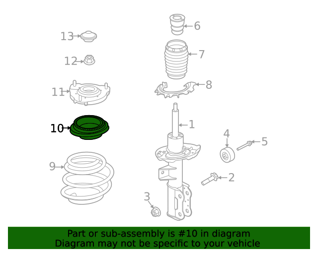 54612-L1000 - Bearing 2021-2022 Kia | Kia.Parts Store