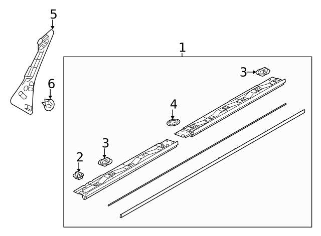 2013-2020 Mazda CX-5 OEM NEW 13-2019 Mazda CX-5 Left Right Rocker Panel ...