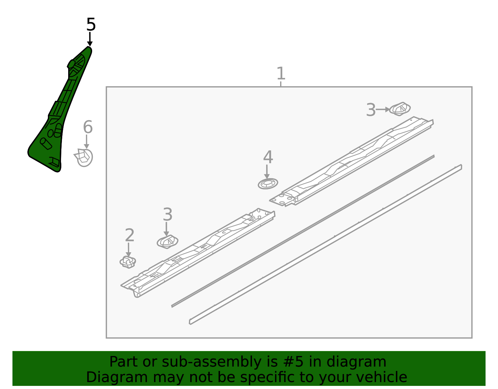2017-2024 Mazda CX-5 Pillar Molding KB7W-50-8C1A | RealMazdaParts.com