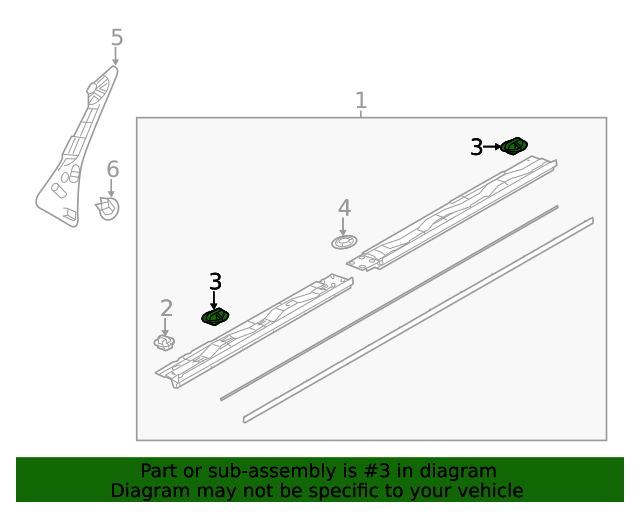 2017-2024 Mazda OEM NEW 17-19 Mazda CX-5 Select Sport Rocker Panel ...