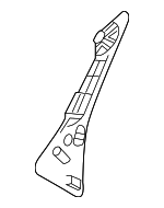 2017-2024 Mazda CX-5 Pillar Molding KB7W-50-8C1A | Mazda-Parts