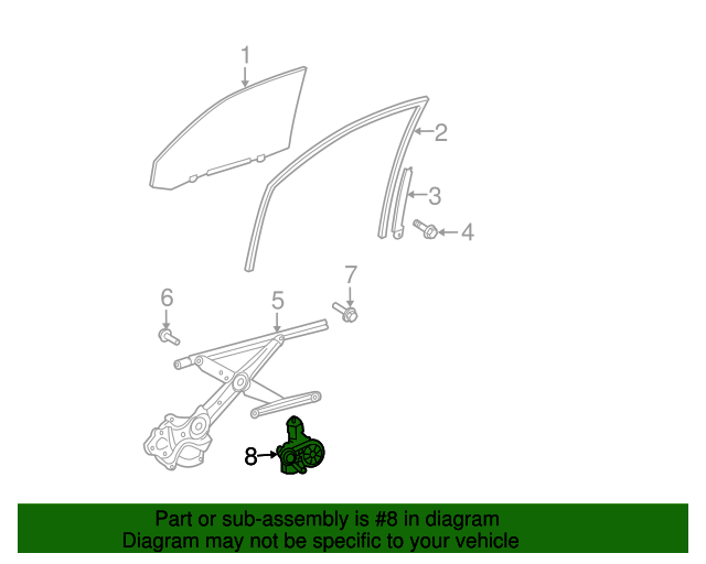 85720-02450 - Window Motor 2009-2019 Toyota | Longo Toyota Parts