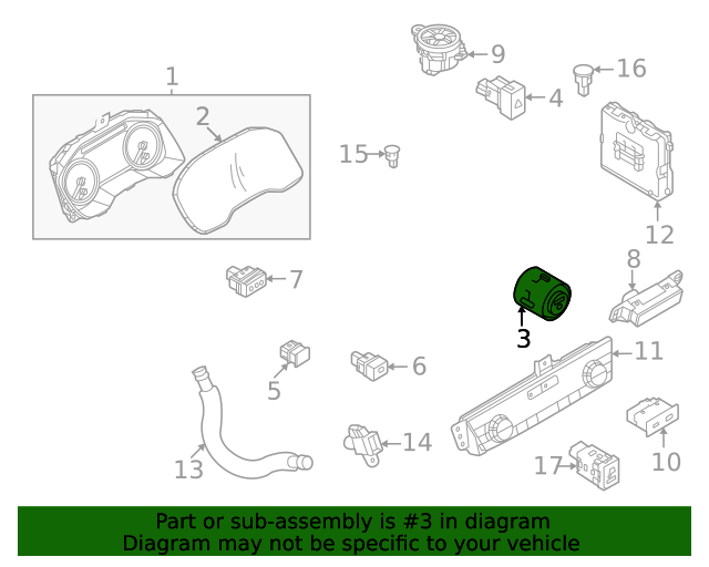 2021-2022 Nissan Ignition Switch 25150-6LA1A | Nissan Parts Store