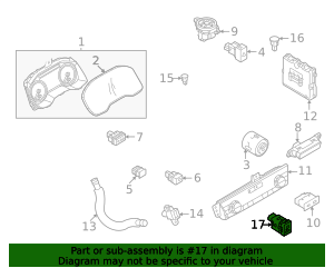 2021-2025 Nissan Seat Heat Switch 25500-6RA1A | Nissan Parts Central