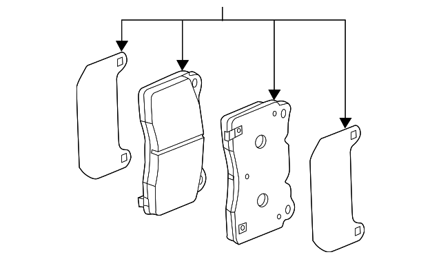 2016-2020 Cadillac CT6 Front Disc Brake Pad Kit 85138463 GM ...