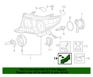 81195-60120 - Repair Bracket - 2013-2015 Toyota Land Cruiser | Lithia ...