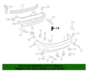 2004-2009 Lexus Support 52155-0E011 | OEM Parts Online