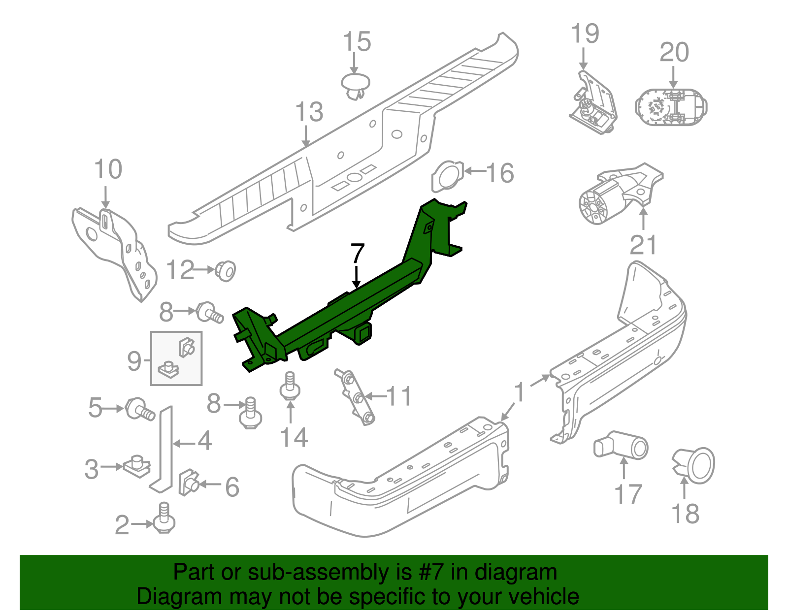 2009-2014 Ford F-150 OEM NEW 09-14 Ford F-150 Hitch Assembly Trailer ...