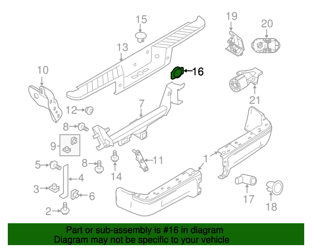 Ford Dealership 2004-2014 Ford F-150 Bumper Cover 4L3Z-15402A36-AA ...