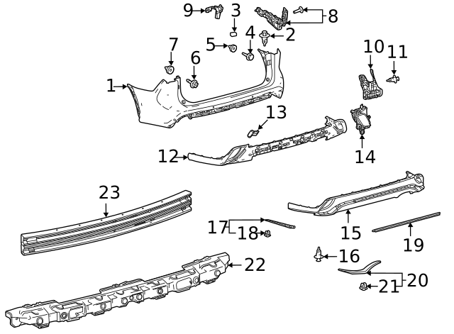 52151-0E130 - Lower Cover 2021-2023 Toyota Highlander | Ourisman Toyota ...