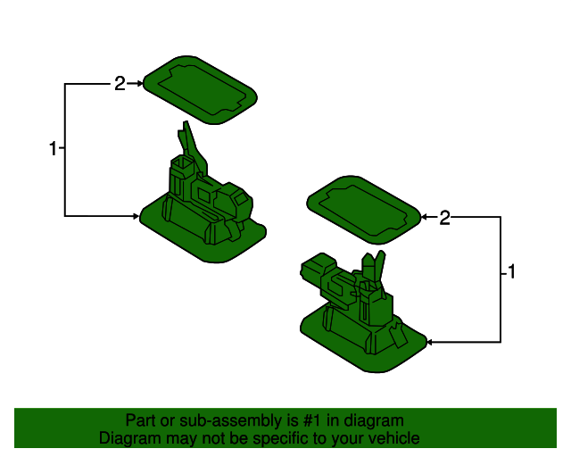 2017-2019 Genesis G90 Lamp Assembly License Plate Right-hand 92502 ...