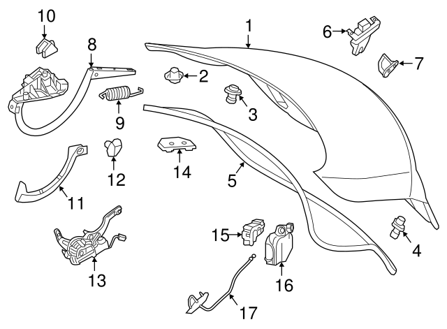 2015-2023 Mercedes-Benz Motor Insulation 205-750-00-60 | AutoNation Parts