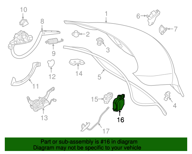 205-750-00-60 - Motor Insulation 2015-2023 Mercedes-Benz ...