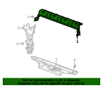 2020-2023 GM Upper Radiator Air Baffle 84126418 | GMPartsDirect.com