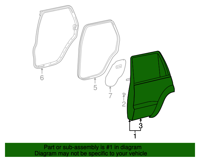 67003-35171 - Door Shell - 2003-2009 Toyota 4Runner | OEM Genuine ...