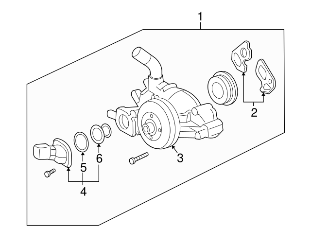 Genuine Thermostat Housing for 2007-2009 Saab 9-7x | Part# 12587395 ...