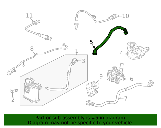 2020-2024 GM Purge Line 12707645 GM | GMPartsDirect.com