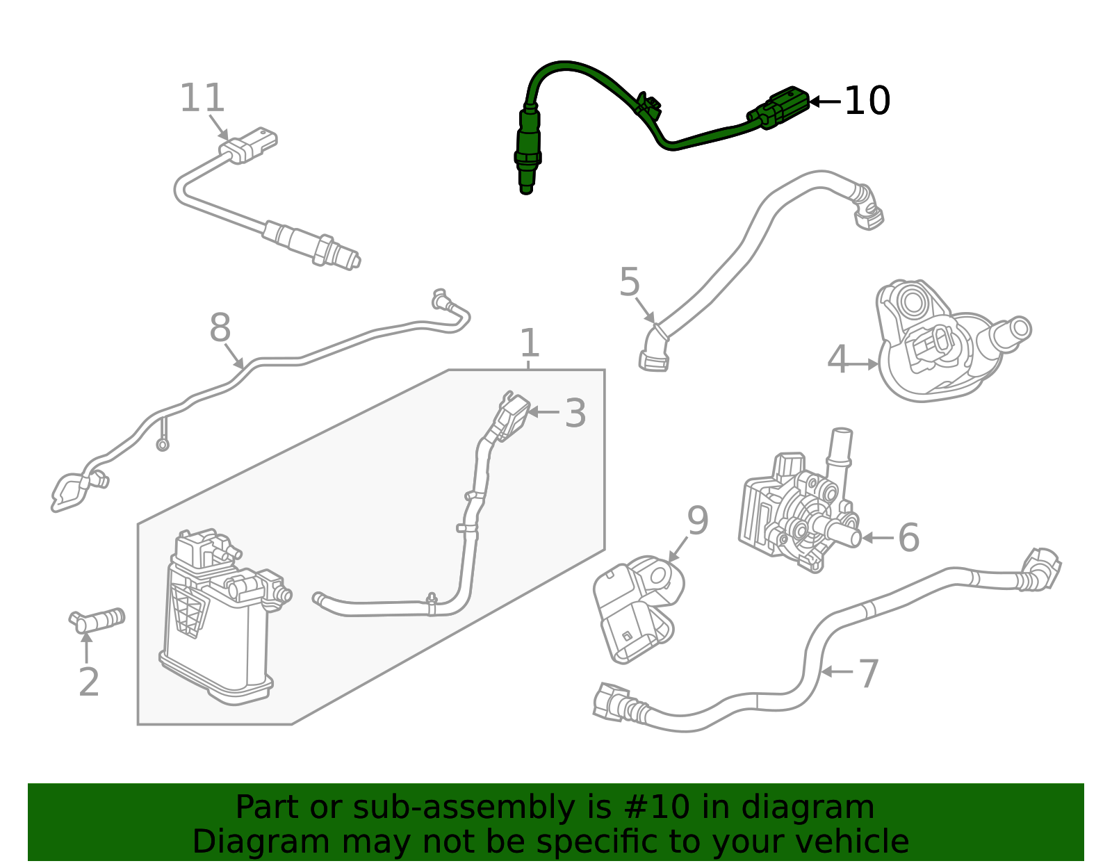 2020-2025 GM Heated Oxygen Sensor 12695629 | Partners Chevy