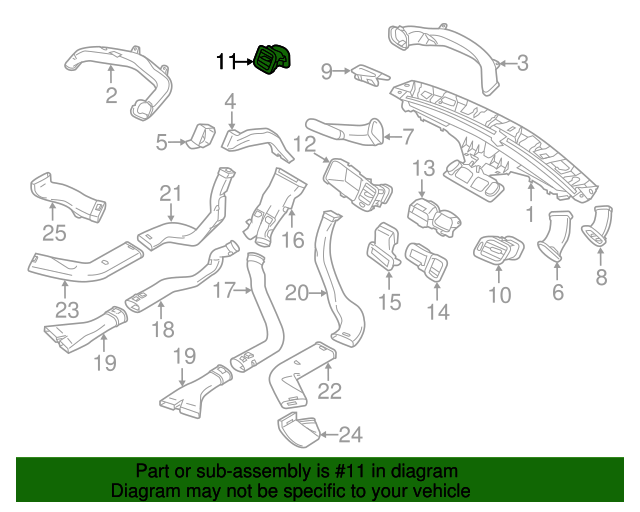 31393994 - Vent Grille - 2011-2018 Volvo | Volvo OEM Parts Direct